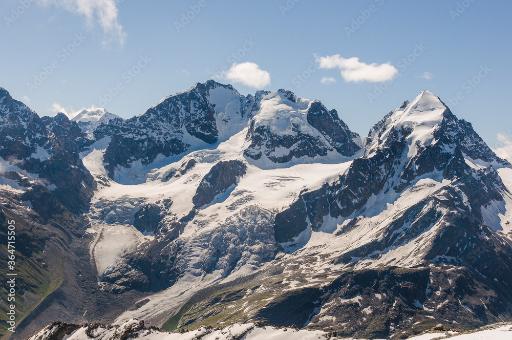 Foto de Piz Roseg, Val Roseg, Wanderweg, Gletscherwanderung, Gletscher ...