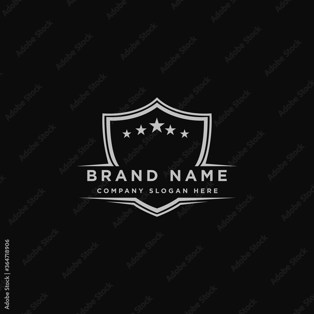 simple badge logo design template element Stock Vector | Adobe Stock
