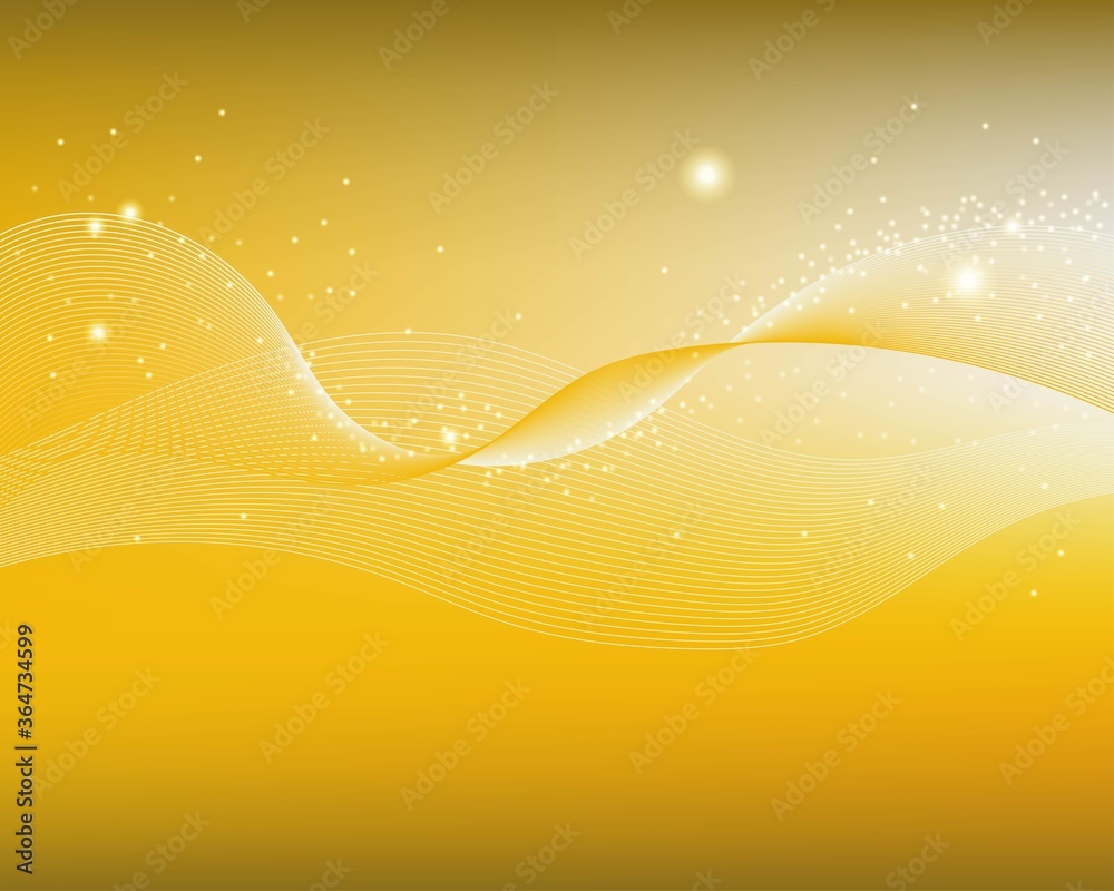 Gold shine with glitter stars background Stock Vector | Adobe Stock