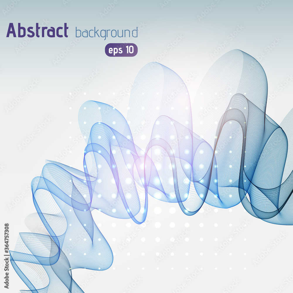 Abstract blue template vector background. Vector illustration. Stock ...