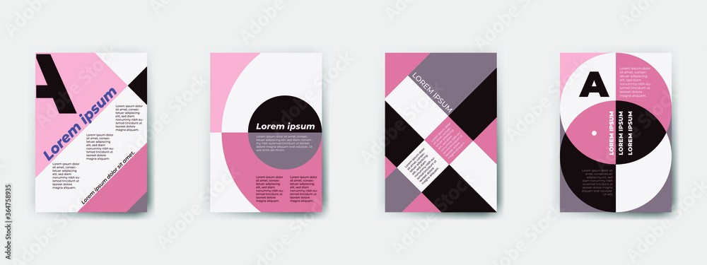 Abstract geometric pattern background for business brochure cover ...
