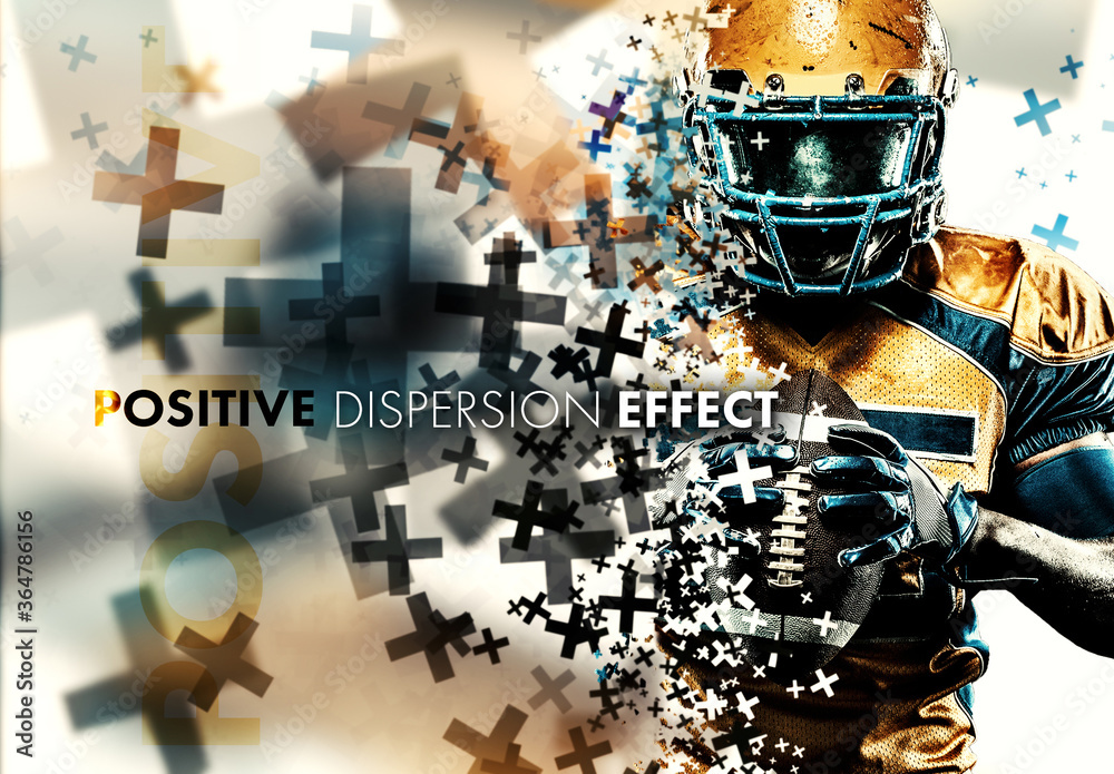 Positive Dispersion Effect Mockup Stock Template | Adobe Stock