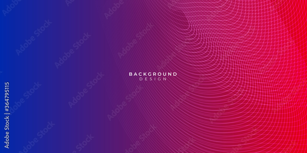 Modern red blue abstract presentation background with science and ...