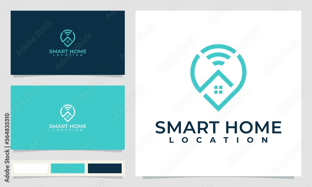 smart building logo design inspiration Stock Vector | Adobe Stock