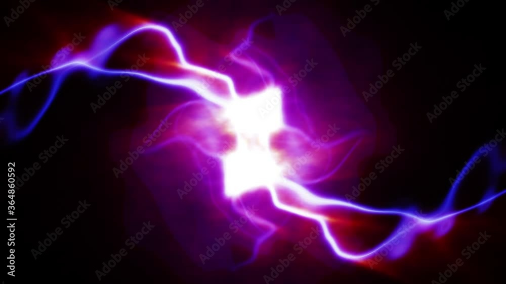 Abstract motion background animation shining particles electric ...