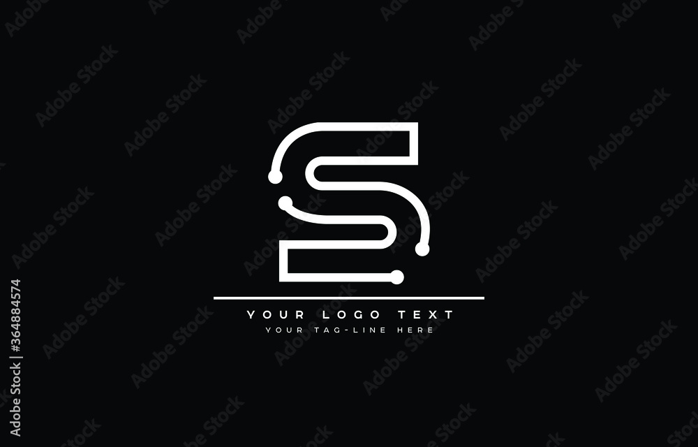 SS S logo design concept with background. Initial based creative ...