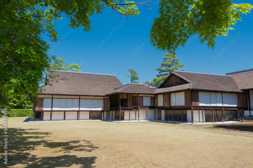 Katsura Imperial Villa (Katsura Rikyu) in Kyoto, Japan. It is one of ...
