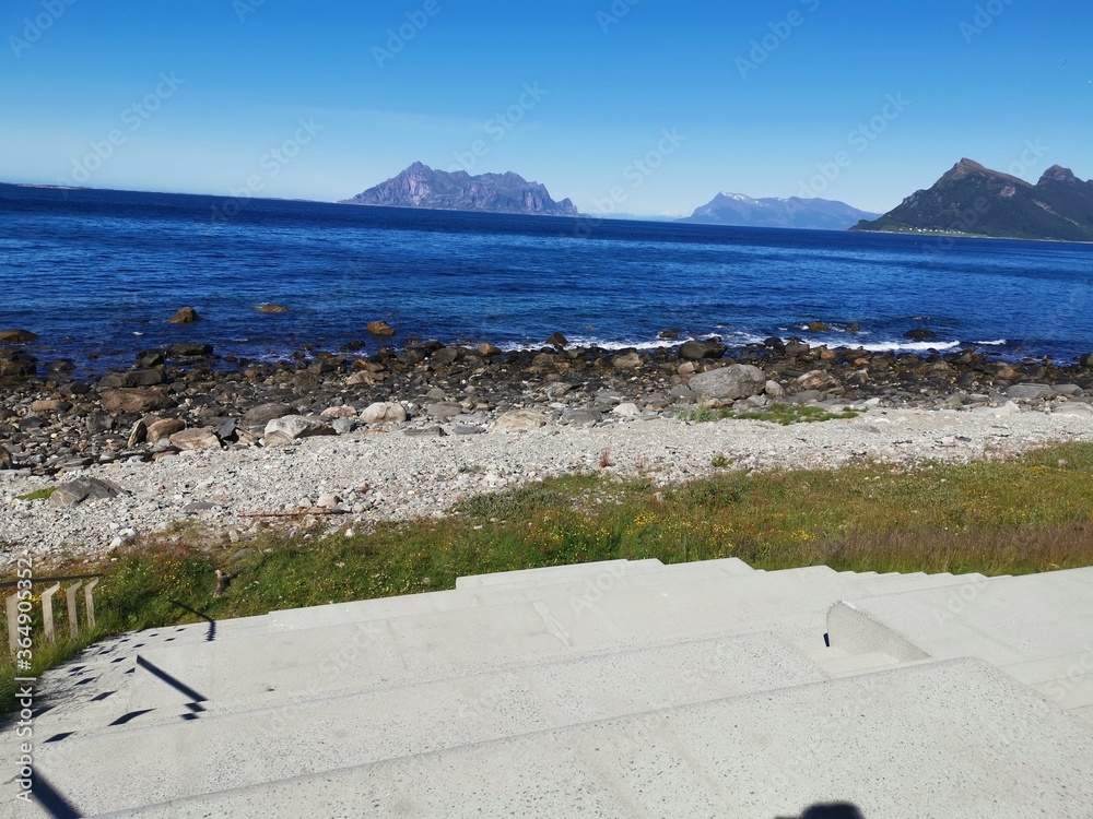 Uredd plassen Resting Area Monument 2. world war submarine RV 17 ...