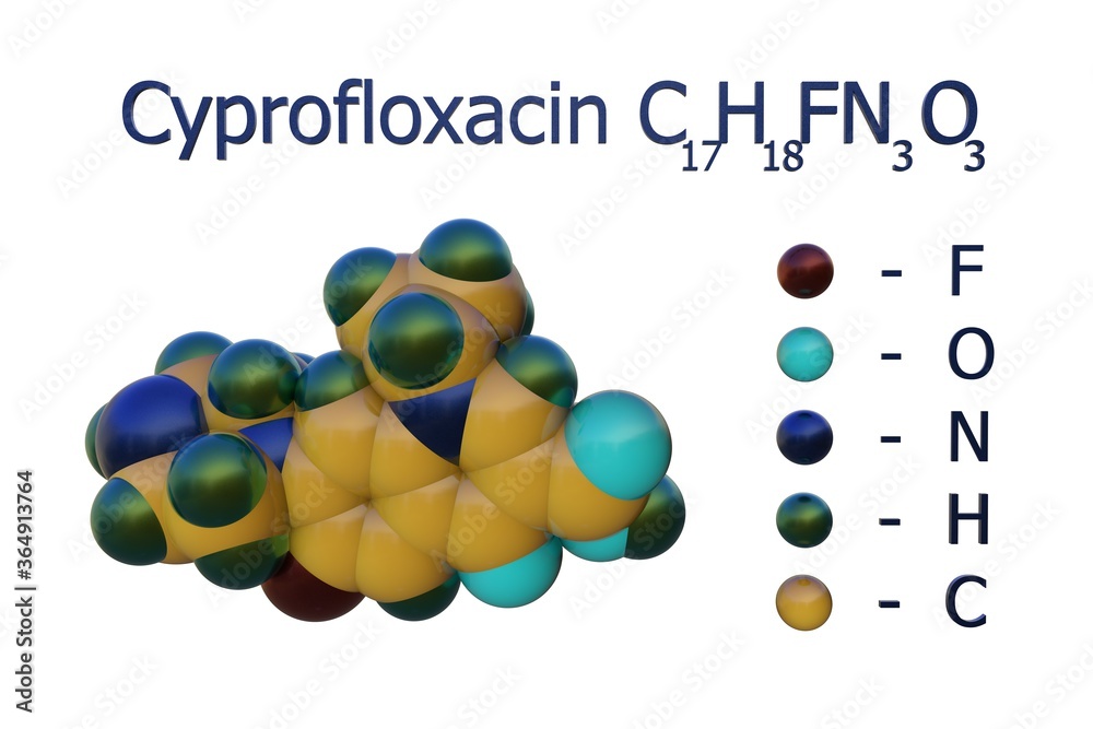 Structural chemical formula and space-filling molecular model of ...