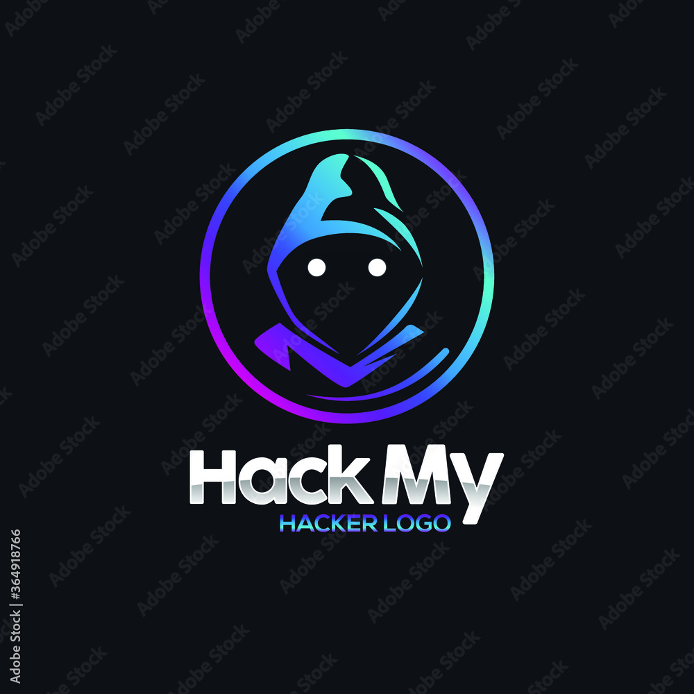 mascot hacker hackers, sport logos Stock Vector | Adobe Stock