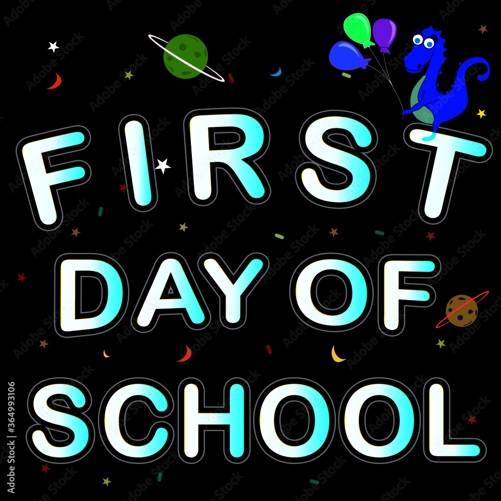 first day of kindergarten first day of school sign back to school kids ...