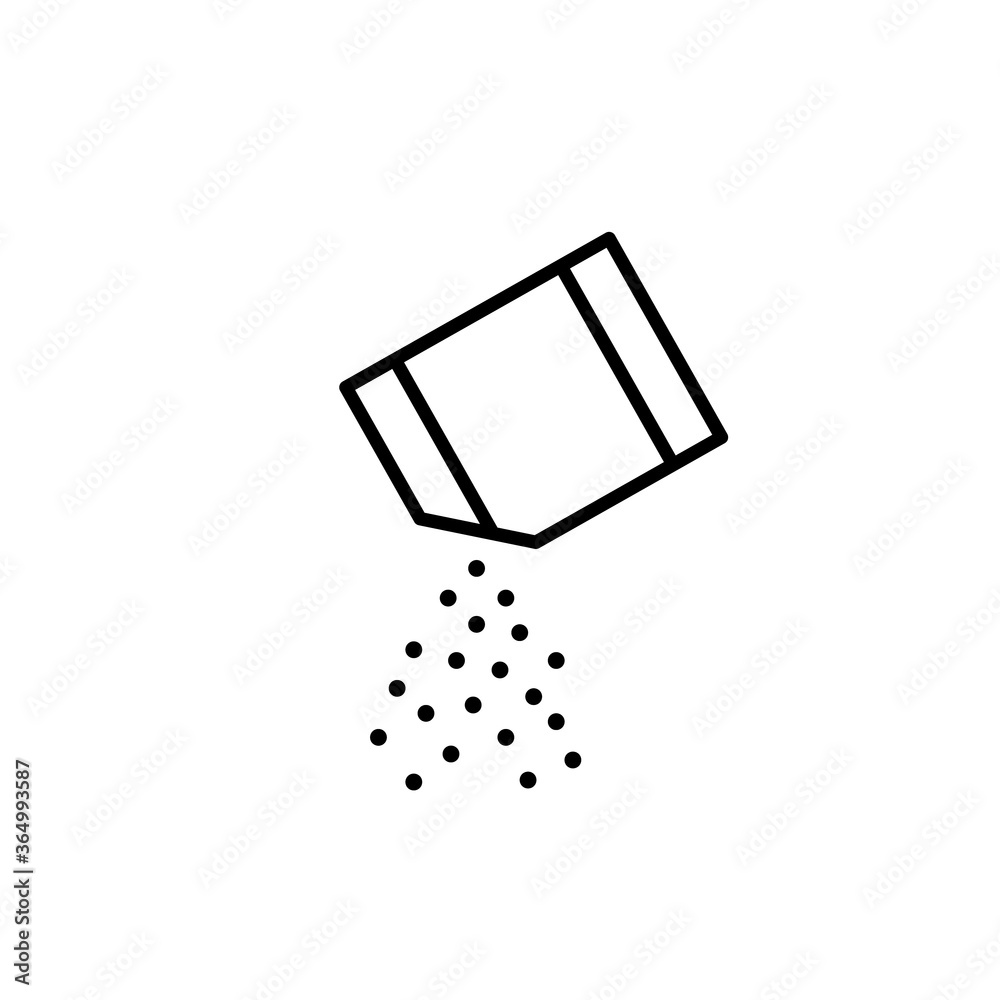 packet soluble powder icon Stock Vector | Adobe Stock