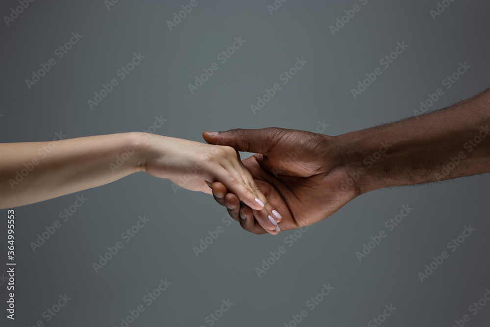 Romance, relations. Racial tolerance. Respect social unity. African and ...