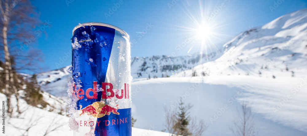Red Bull is the most popular energy drink in the world in Aluminum can ...