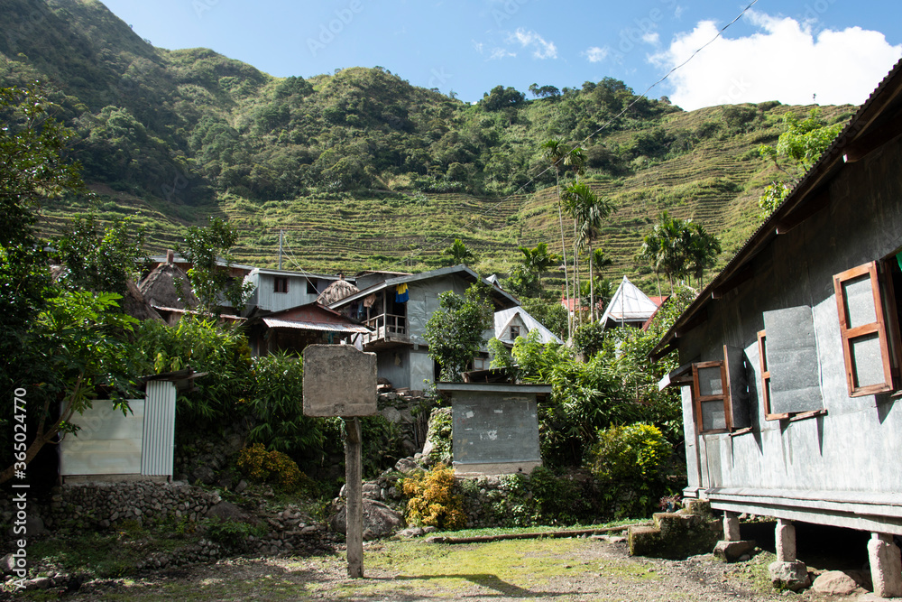 The Batad village cluster-part of the Rice Terraces of the Philippine ...