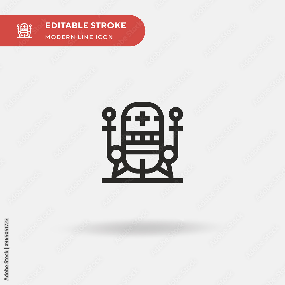 Nanobot Simple vector icon. Illustration symbol design template for web ...