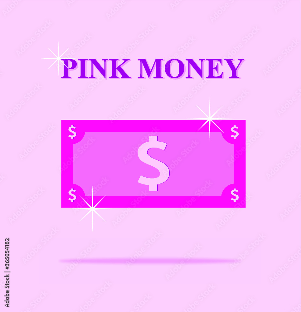 Ilustracao Pink Money gay, dinheiro gay, moeda, lgbt, lgbtq, rosa, pink ...