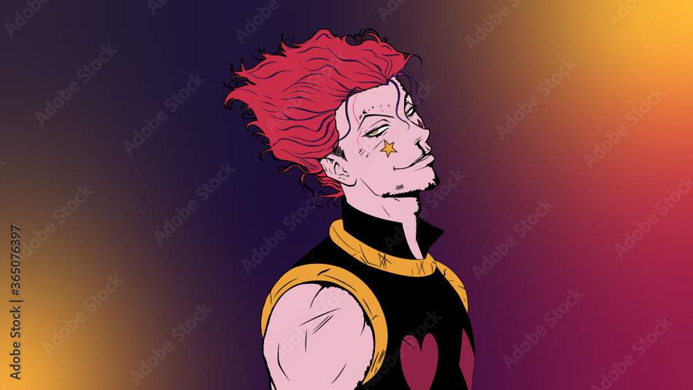 Hisoka Hunter X Hunter Stock Vector | Adobe Stock
