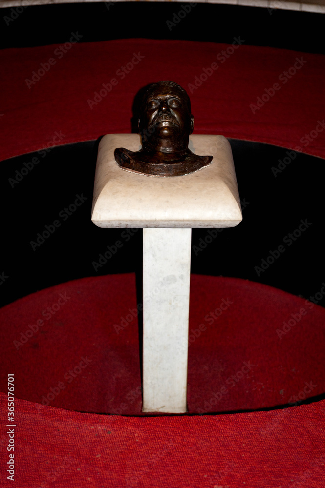 GORI, GEORGIA - JULY 21, 2014: Stalin's mask in the Museum of Joseph ...