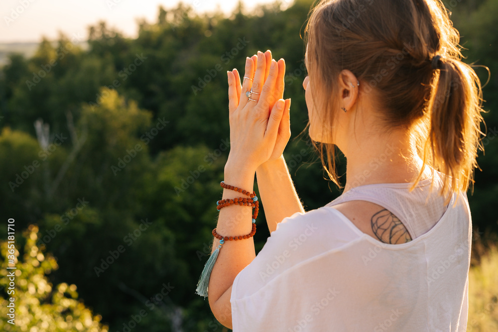 Namaste Hands Lotus