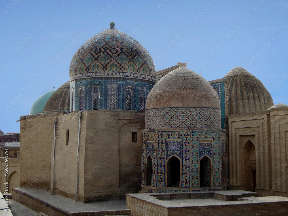 Medieval complex Kusam-ibn-Abbas, Richly decorated with eastern ...