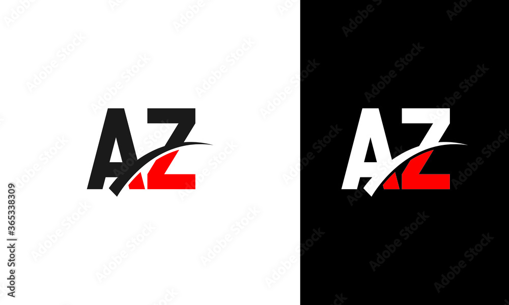 Az az logo design for your company Stock Vector | Adobe Stock