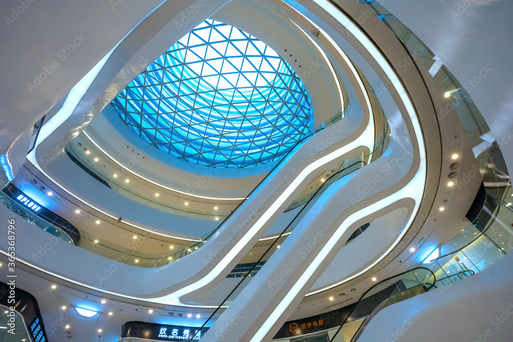 Beijing, China - Jan 9 2020: Galaxy Soho Building is an urban complex ...
