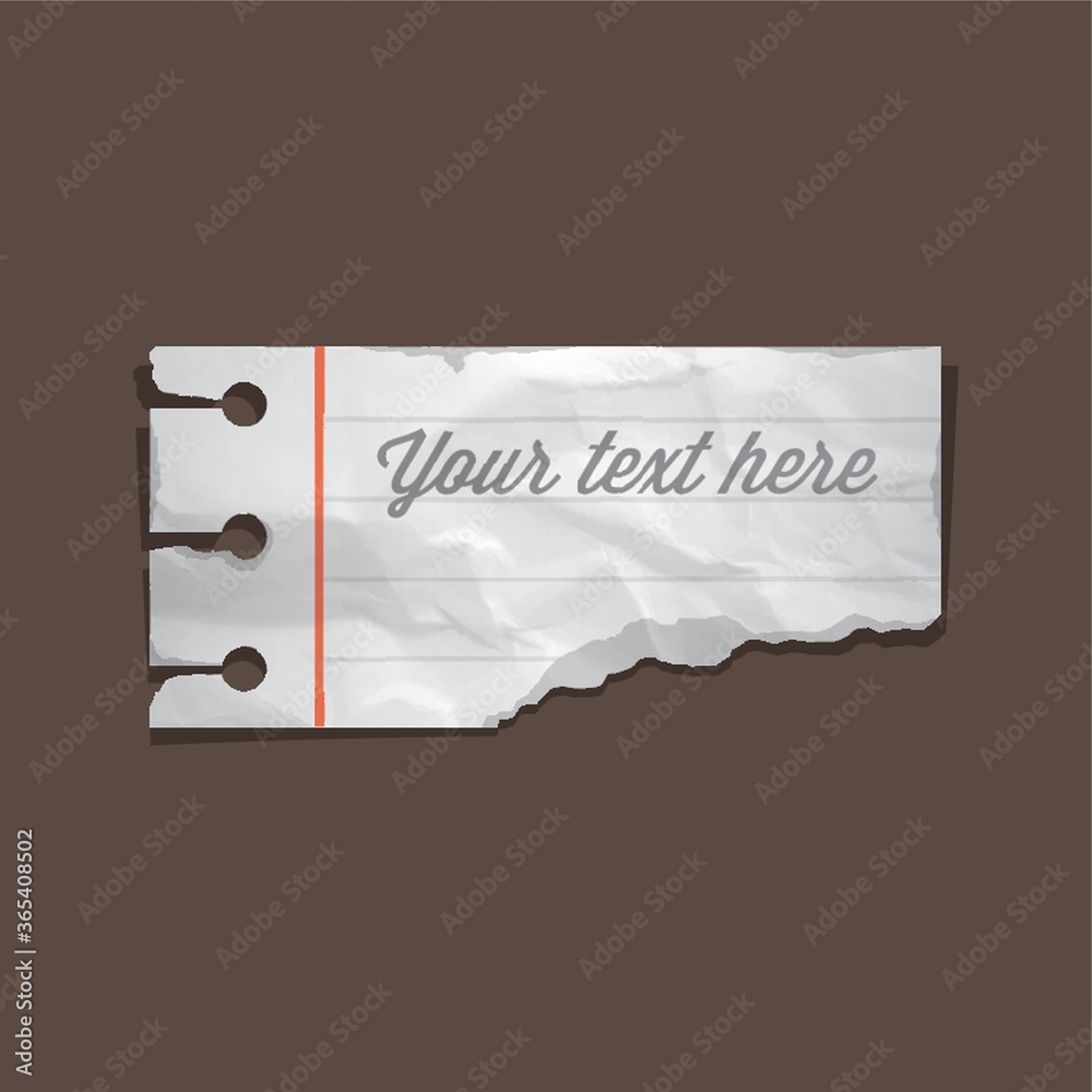 vintage note Stock Vector | Adobe Stock