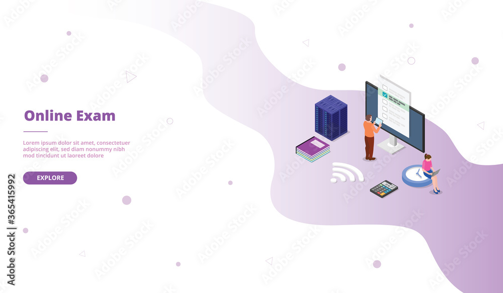Online Exam Banner