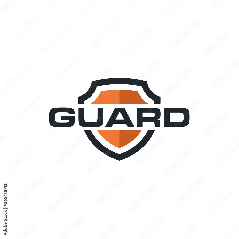 Modern Shield Emblem for Guard Protect Secure Safe logo design Stock ...