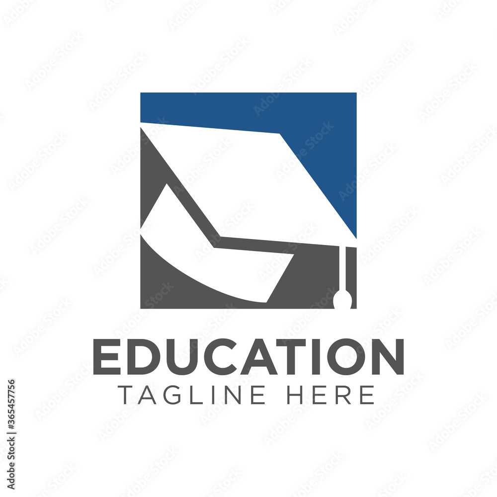 education logo vector design template Stock Vector | Adobe Stock