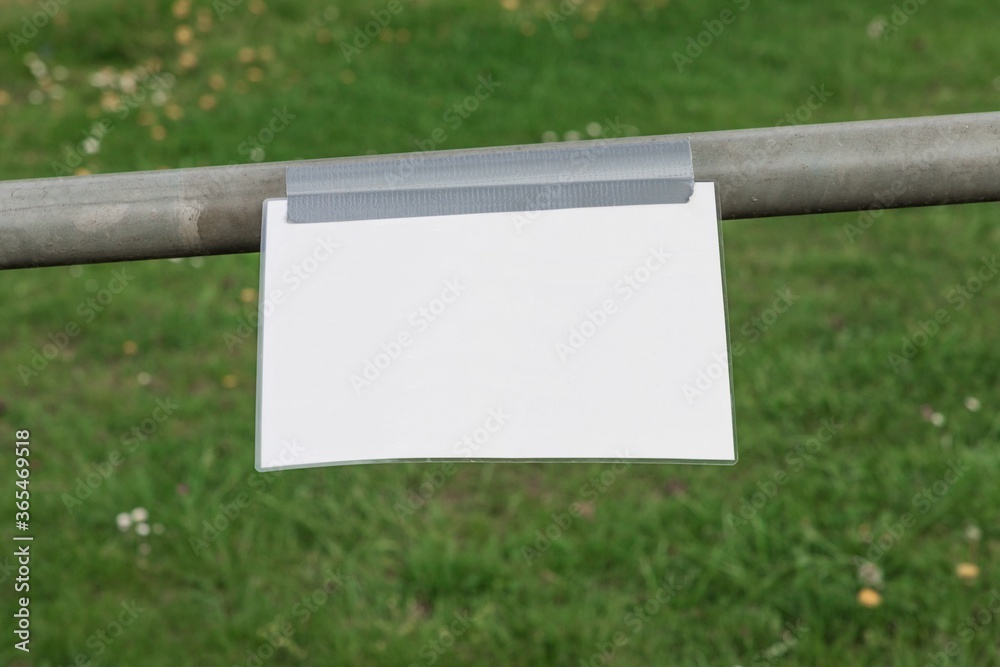 Corona virus quarantine lockdown prohibit entry community area. Closure ...