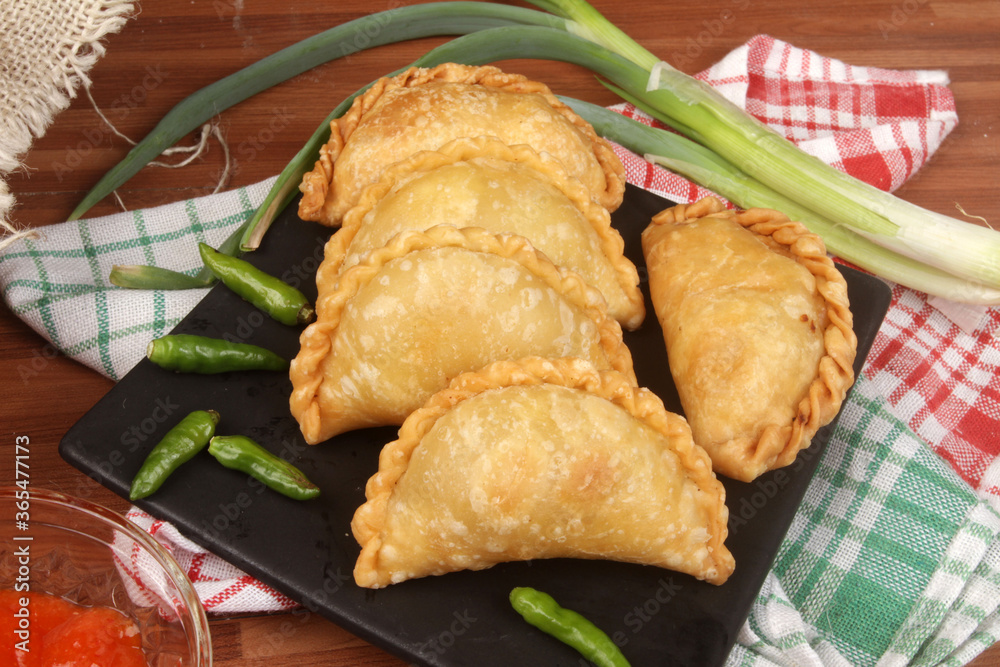 pastel snack is traditional snack in indonesia Stock Photo | Adobe Stock