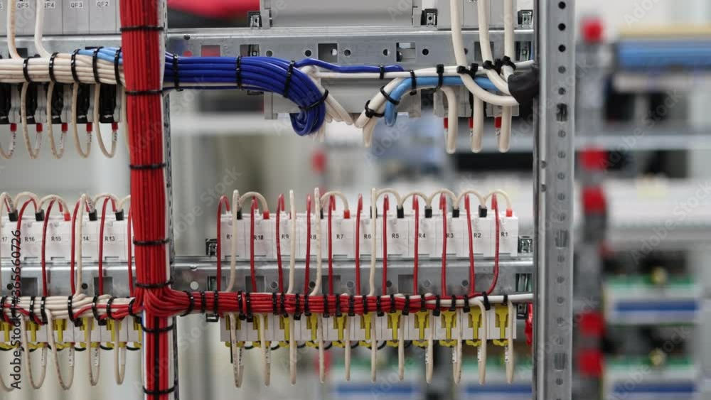installation of an electrical panel with a multi-core wire vídeo de ...