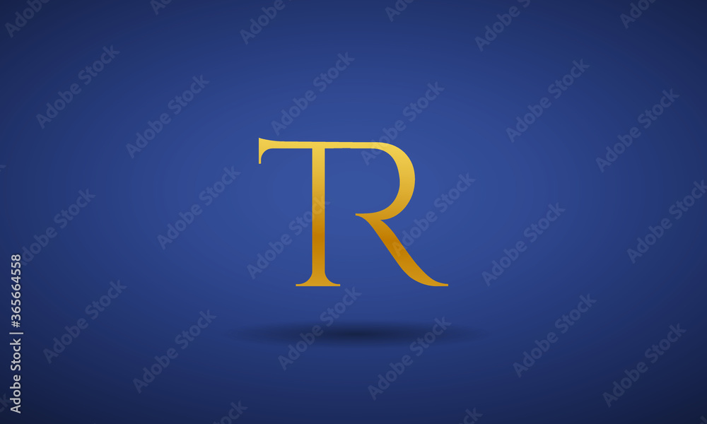 Unique, Modern, Elegant and Geometric Style Typography Alphabet TR ...