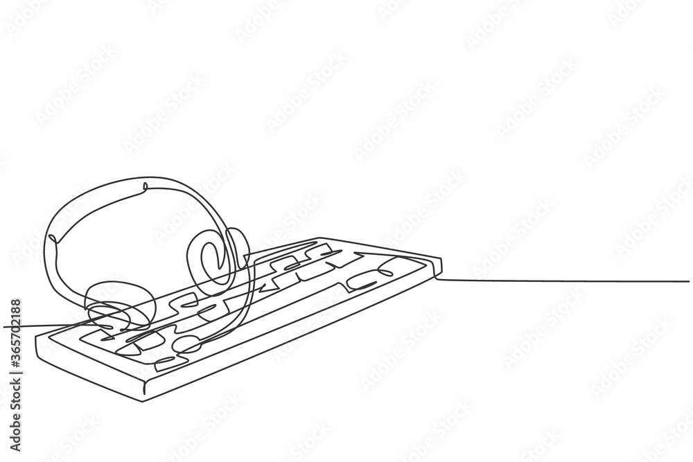 Computer Microphone Drawing