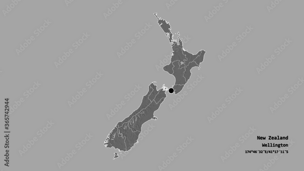 West Coast, regional council of New Zealand, with its capital ...
