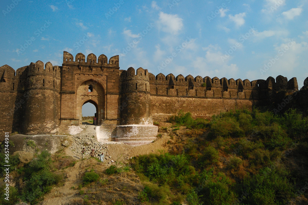 Rohtas Fort Main Gate Enterance 16th-century fortress located near the ...
