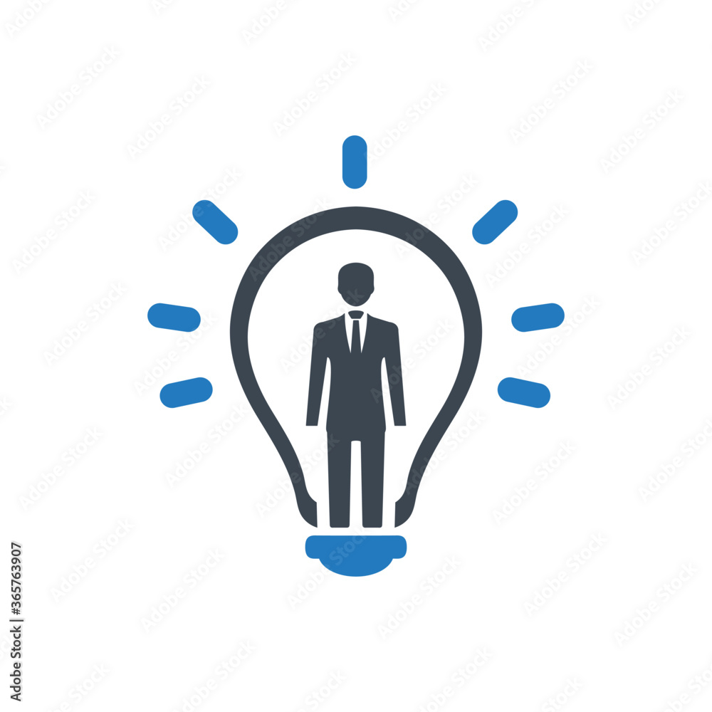 Business entrepreneurship icon ( Vector illustration ) Stock Vector ...