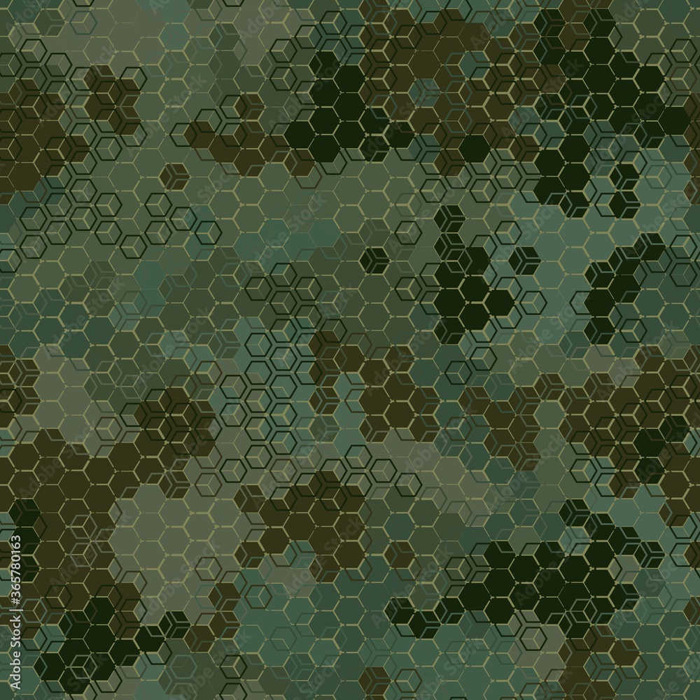 Texture military camouflage seamless pattern. Abstract army vector ...