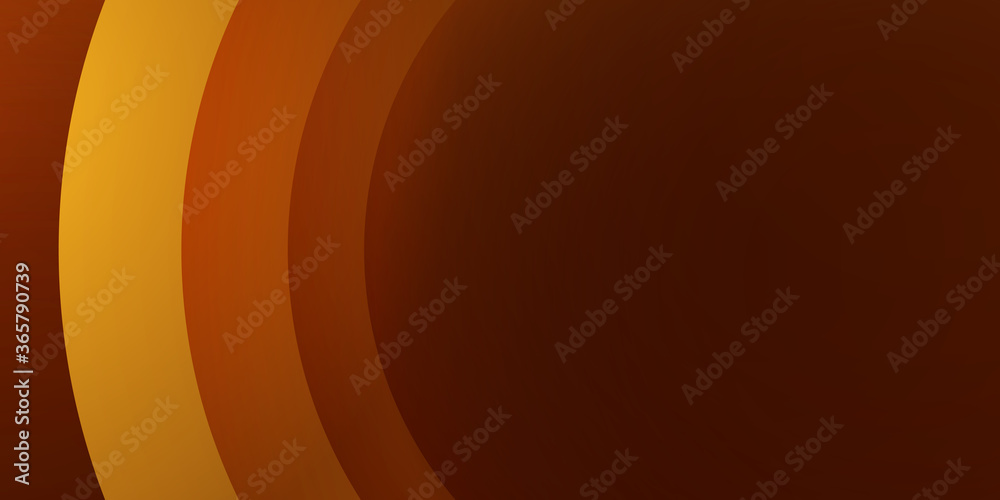 Gradient black orange yellow 3D geometric shape background with dynamic ...