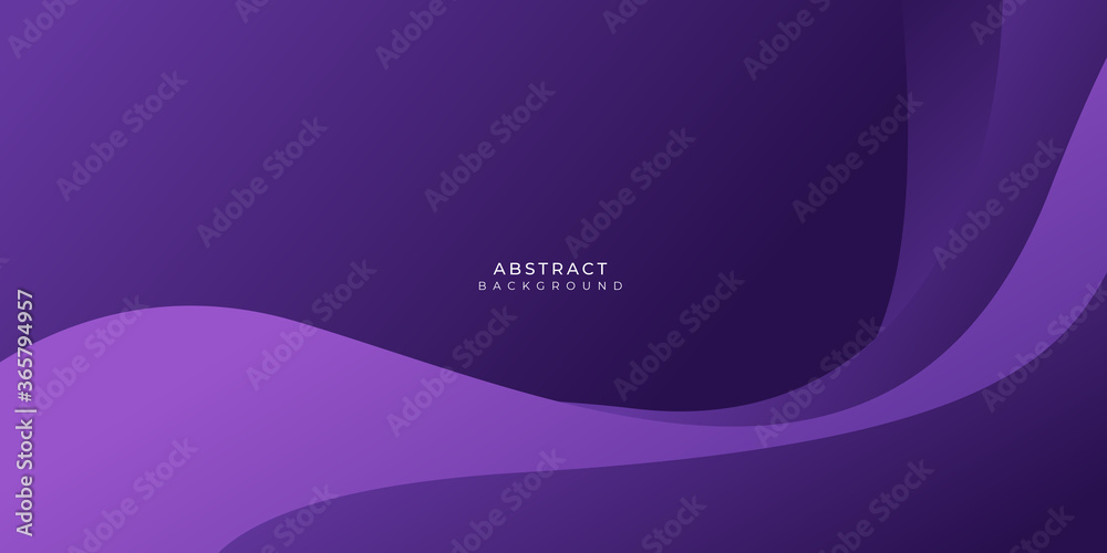 Vector abstract purple presentation background with curve wave stripes ...