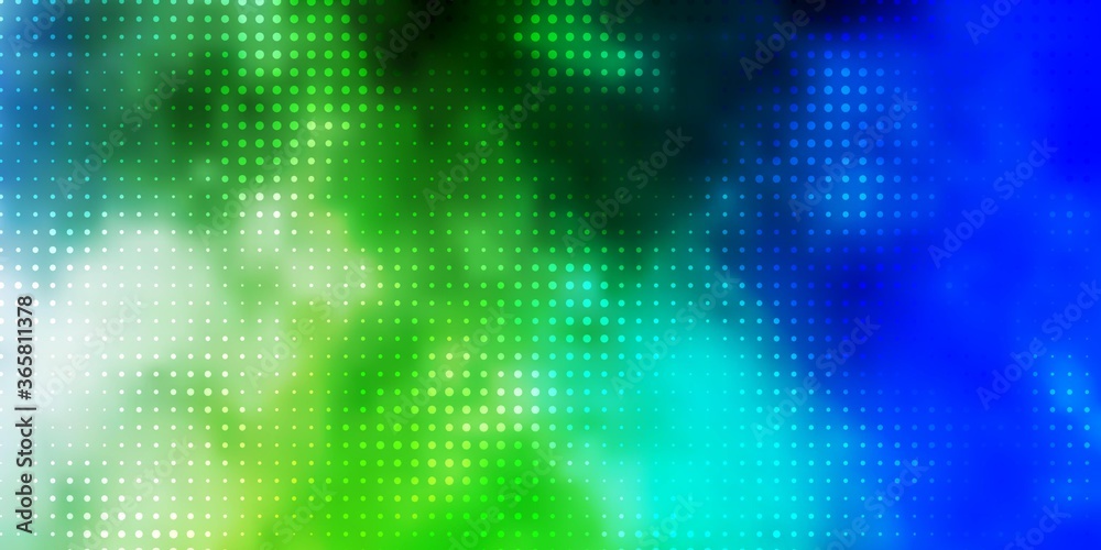 Light Blue, Green vector layout with circle shapes. Colorful ...