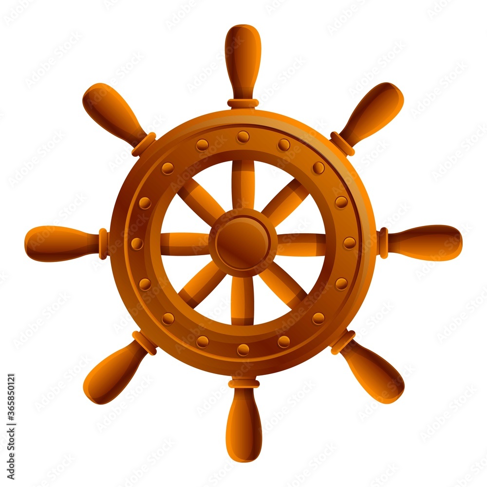 Pirate Ship Wheel Vector