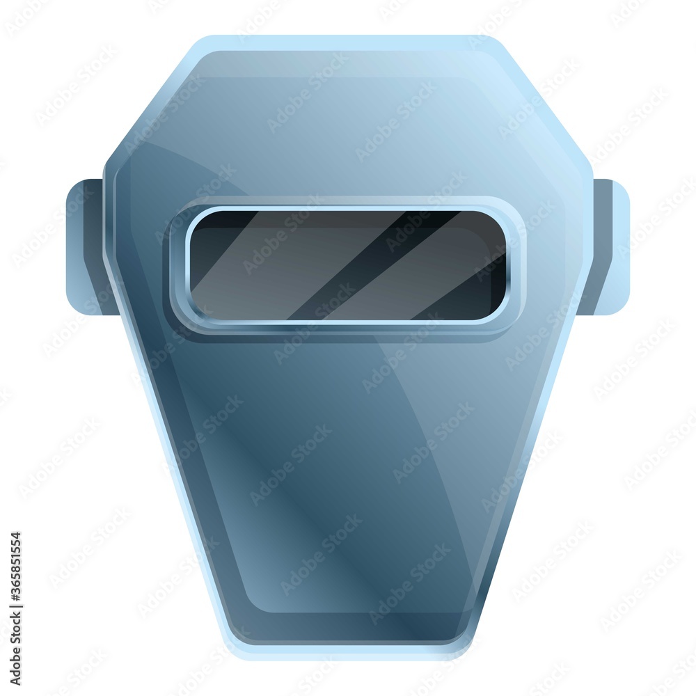 Welder mask icon. Cartoon of welder mask vector icon for web design ...