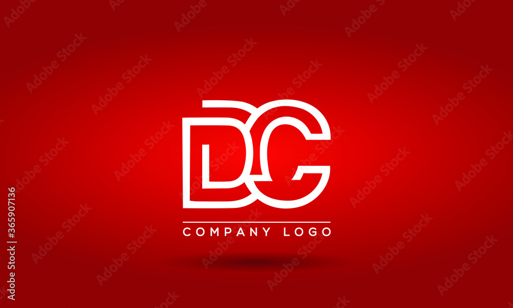 Unique, Modern, Elegant and Geometric Style Typography Alphabet DC ...