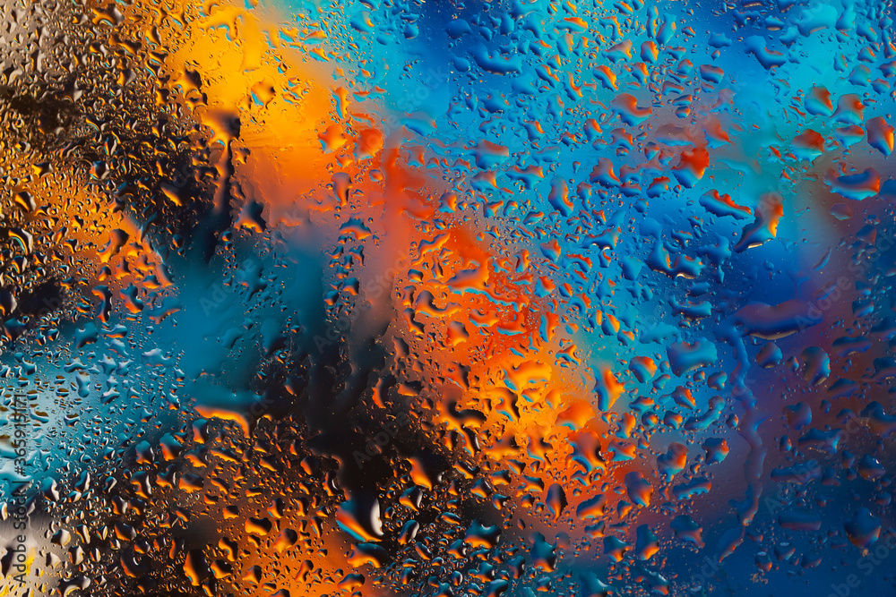 Colorful Raindrop Wallpaper