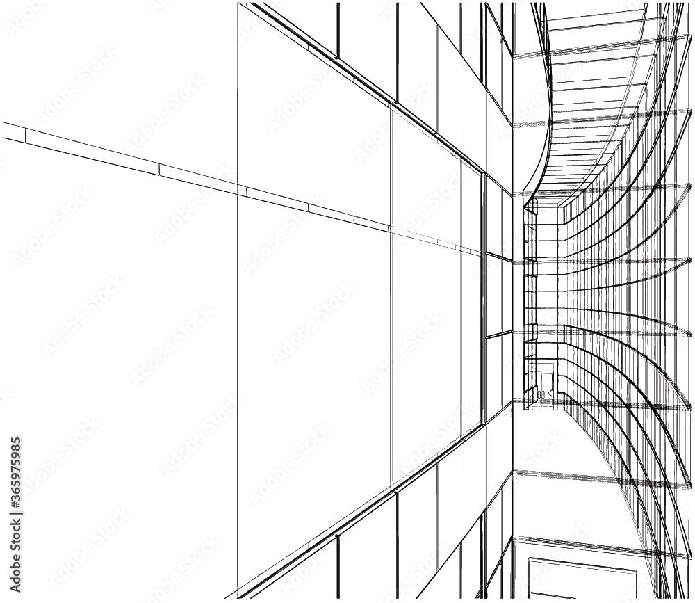 Abstract Construction Structure Of Line Vector. Illustration Isolated ...