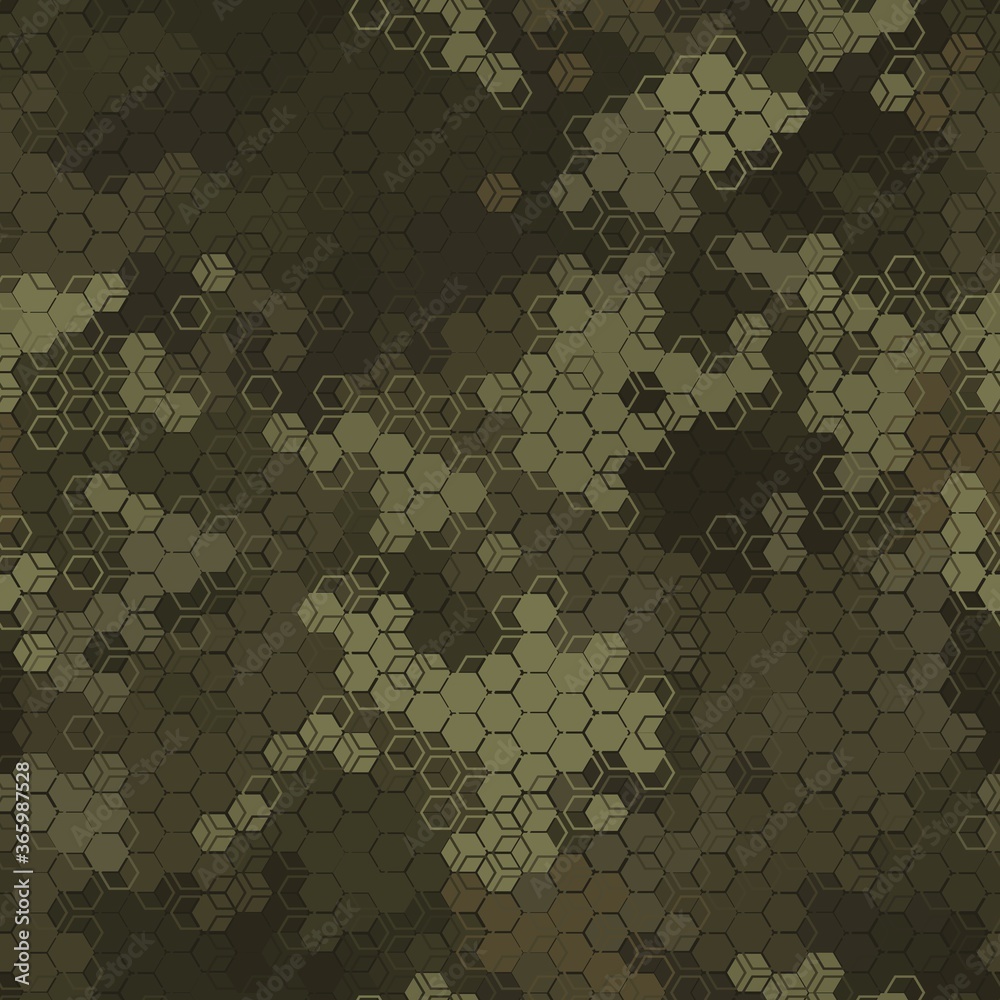 Texture military camouflage seamless pattern. Abstract army vector ...