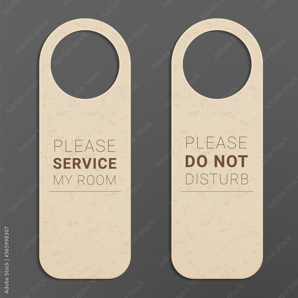 Please Do Not Disturb Sign Hotel